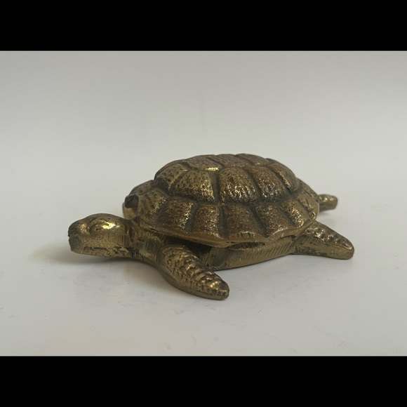 Other | Mid Century Brass Turtle Ashtray | Poshmark